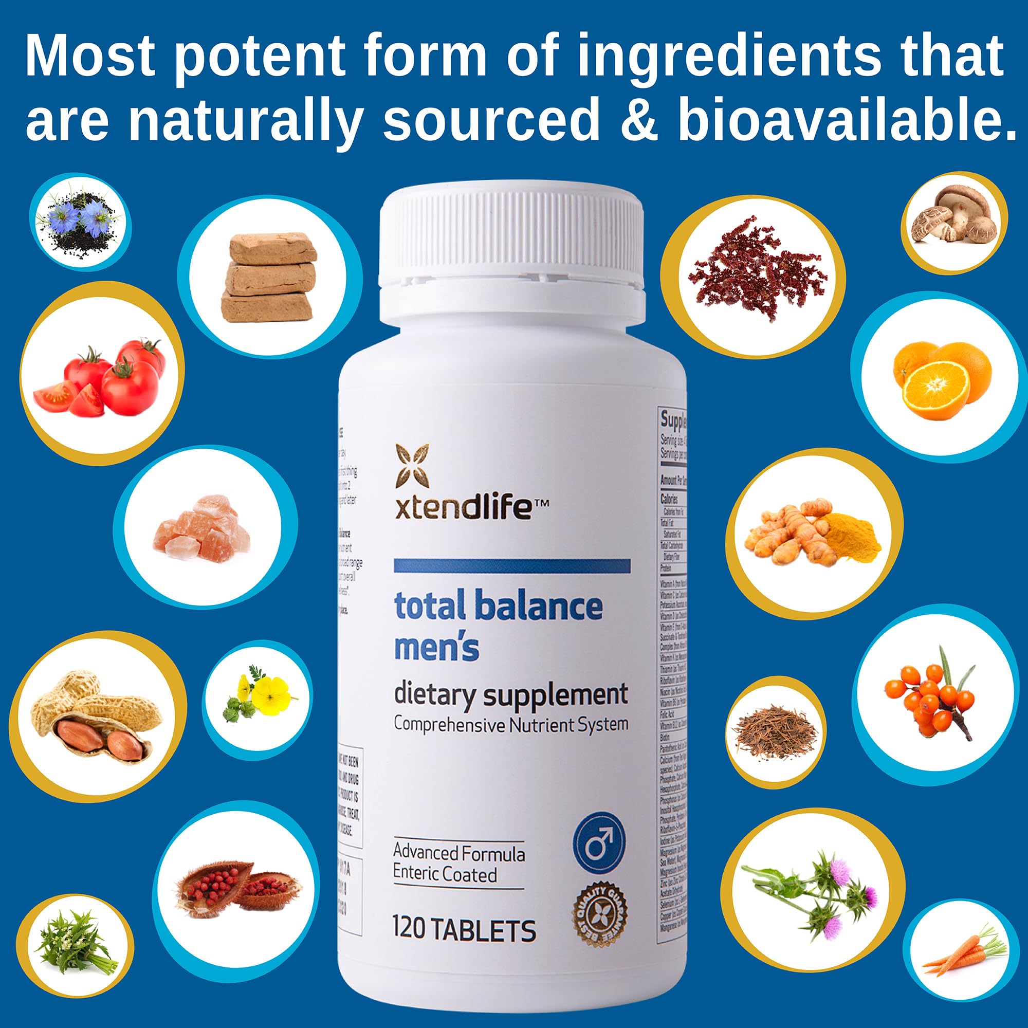 Complete multivitamin for men's nutritional needs
