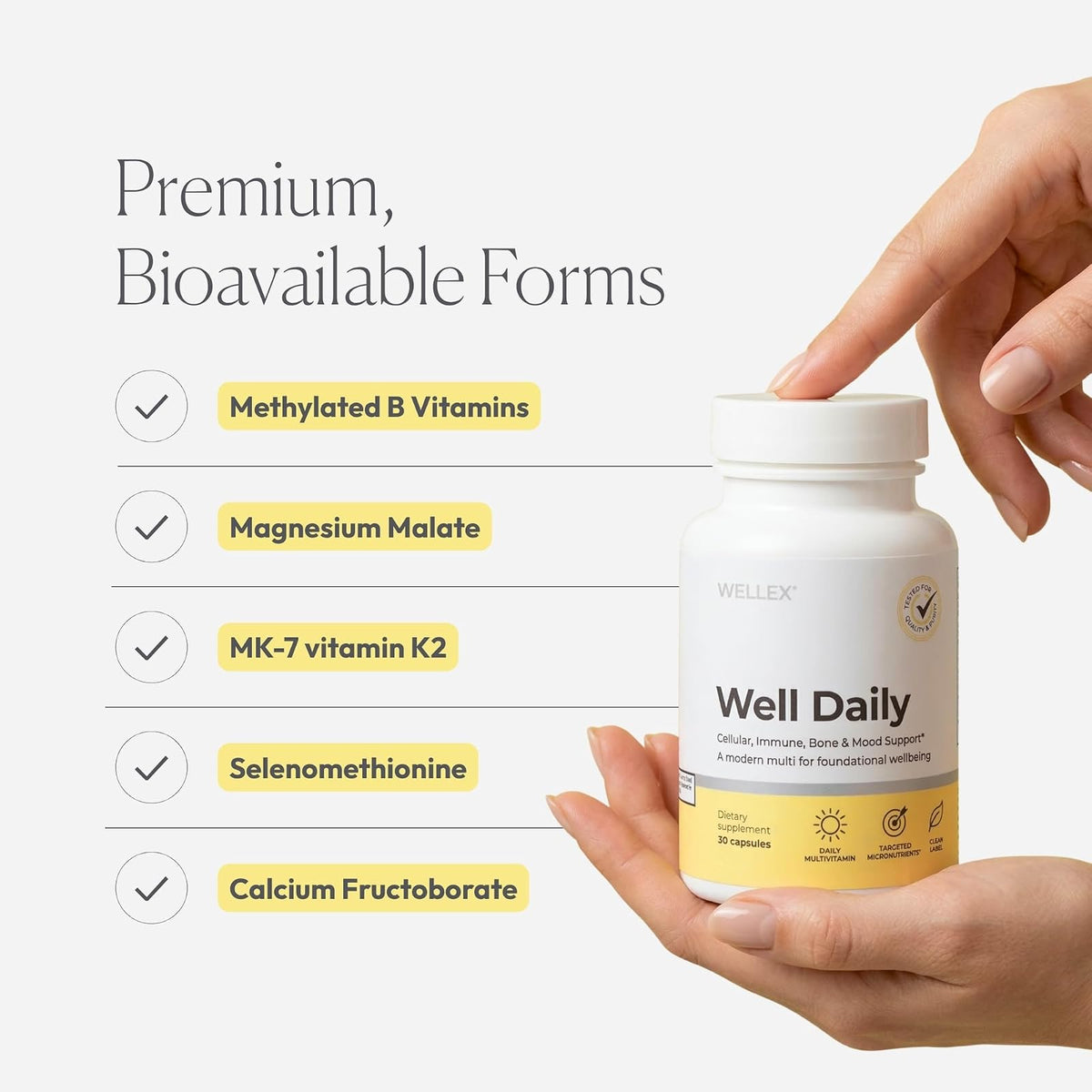Complete multivitamin for overall wellness