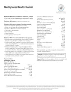 Complete multivitamin for overall wellness