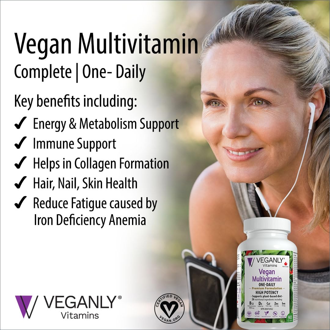 Complete multivitamin for plant-based diets