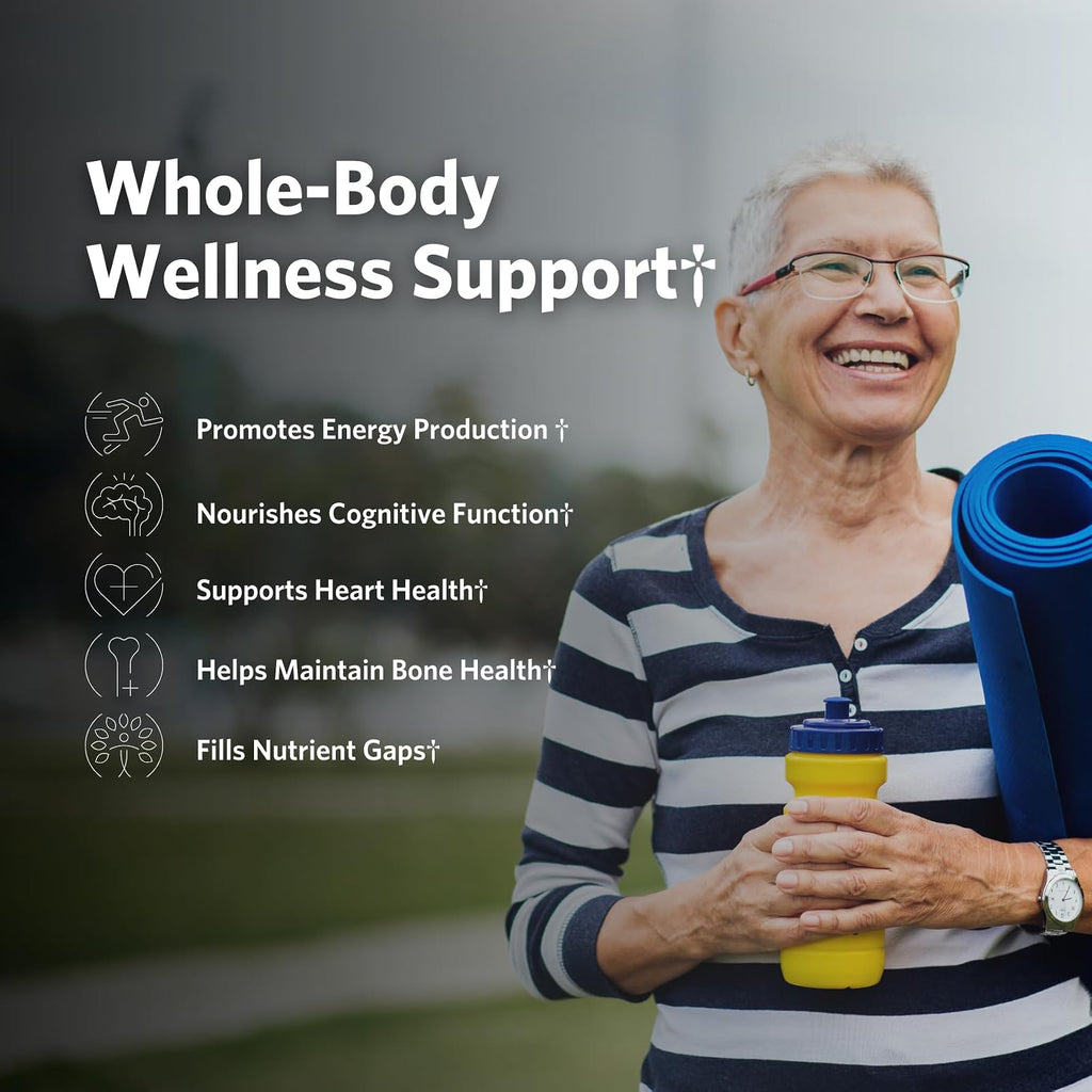 Complete multivitamin for seniors' wellness