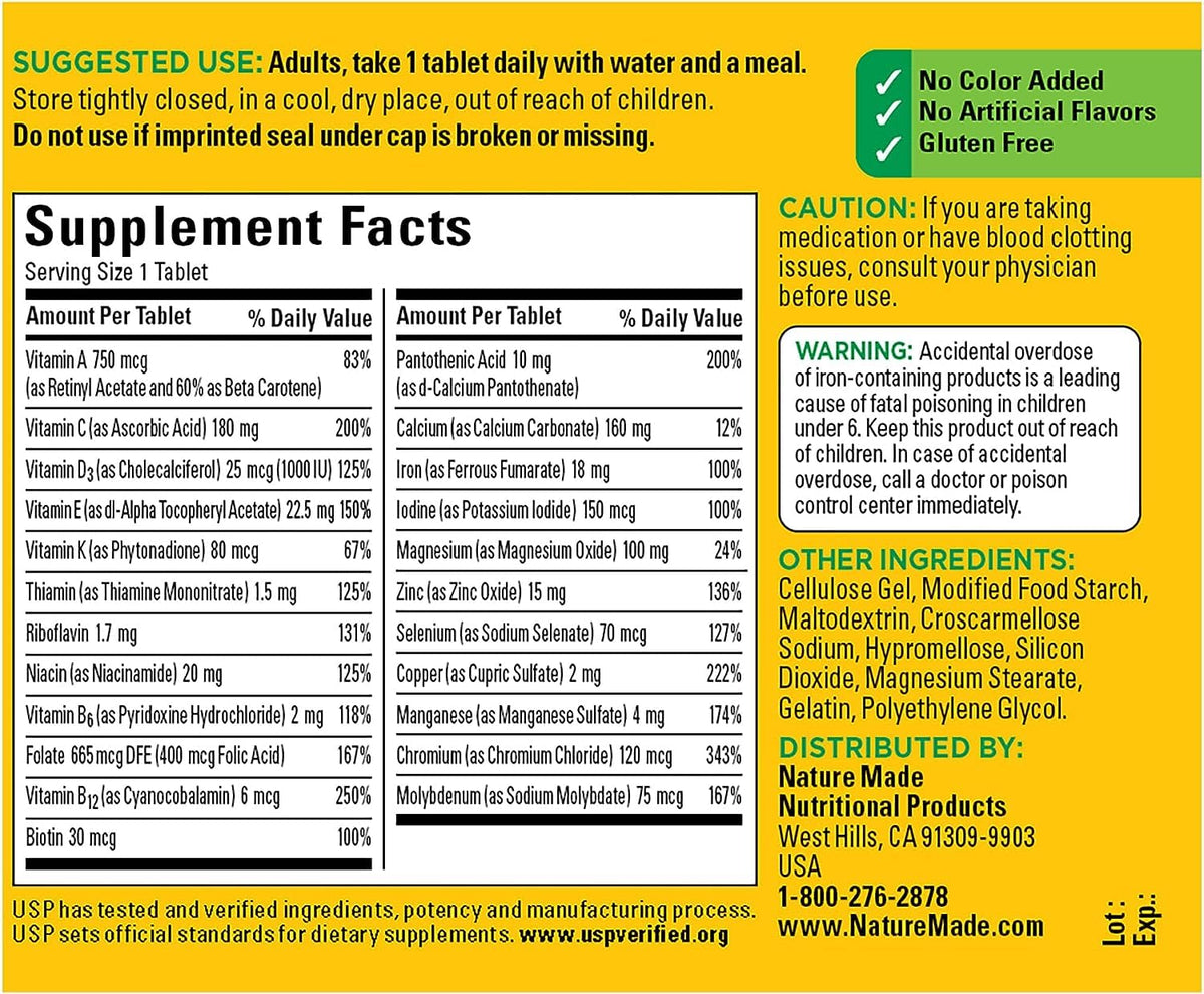 complete multivitamin for women nutrition