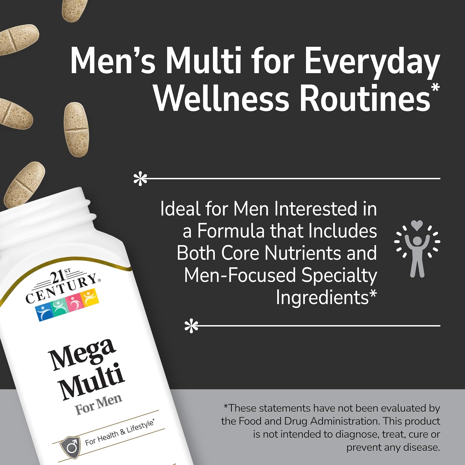 complete multivitamin support for men