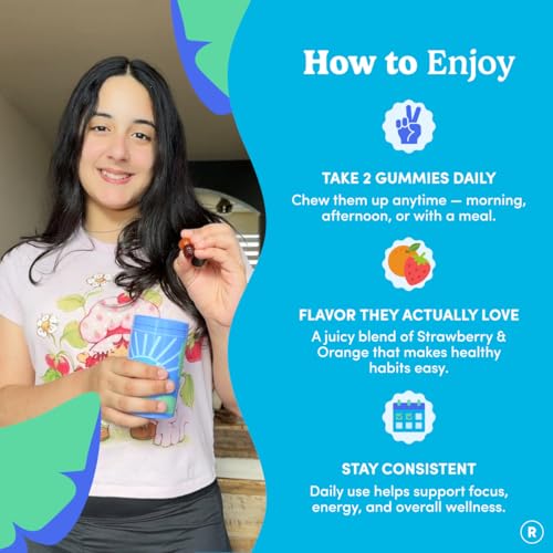 Complete multivitamin support for teenagers