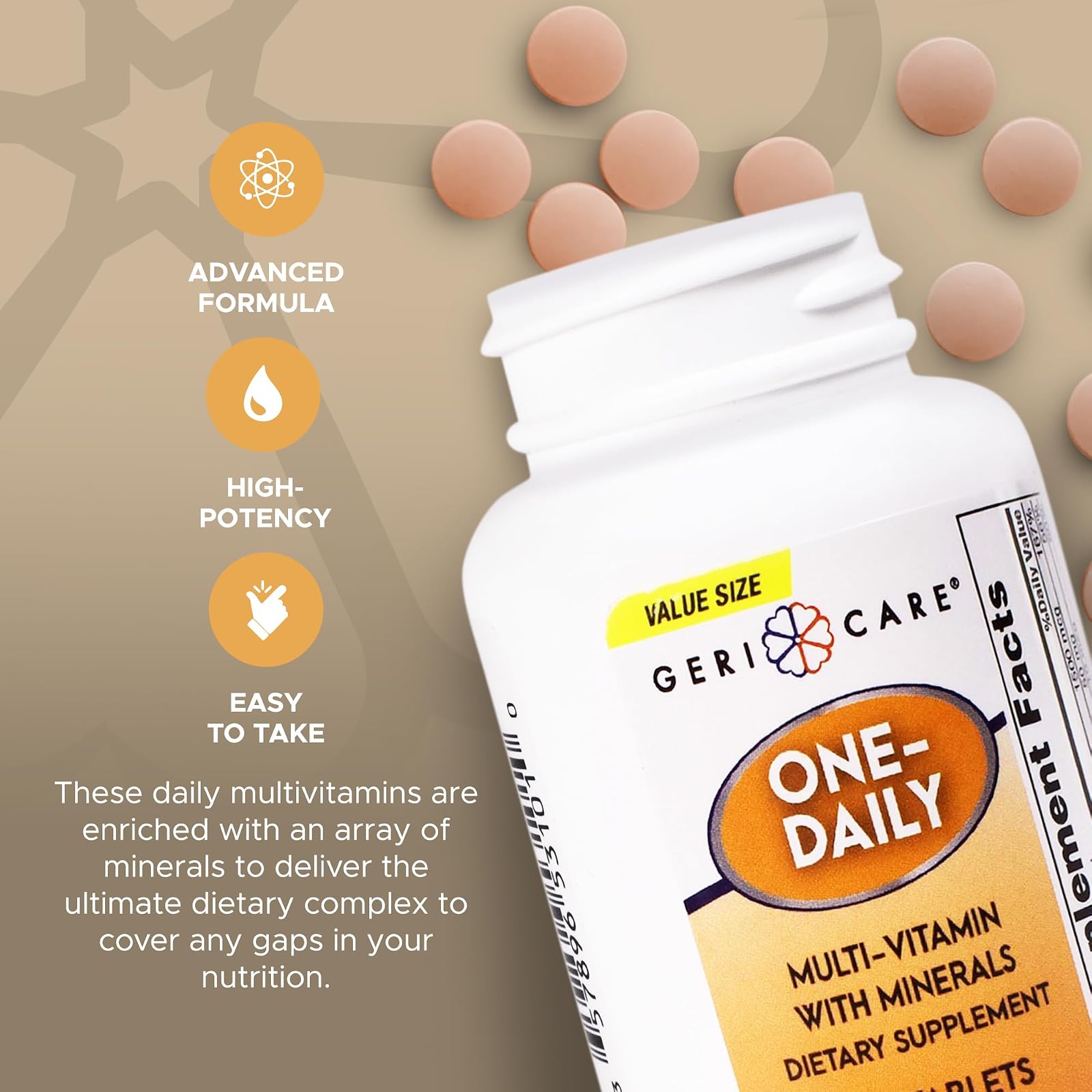 Complete multivitamin with essential minerals