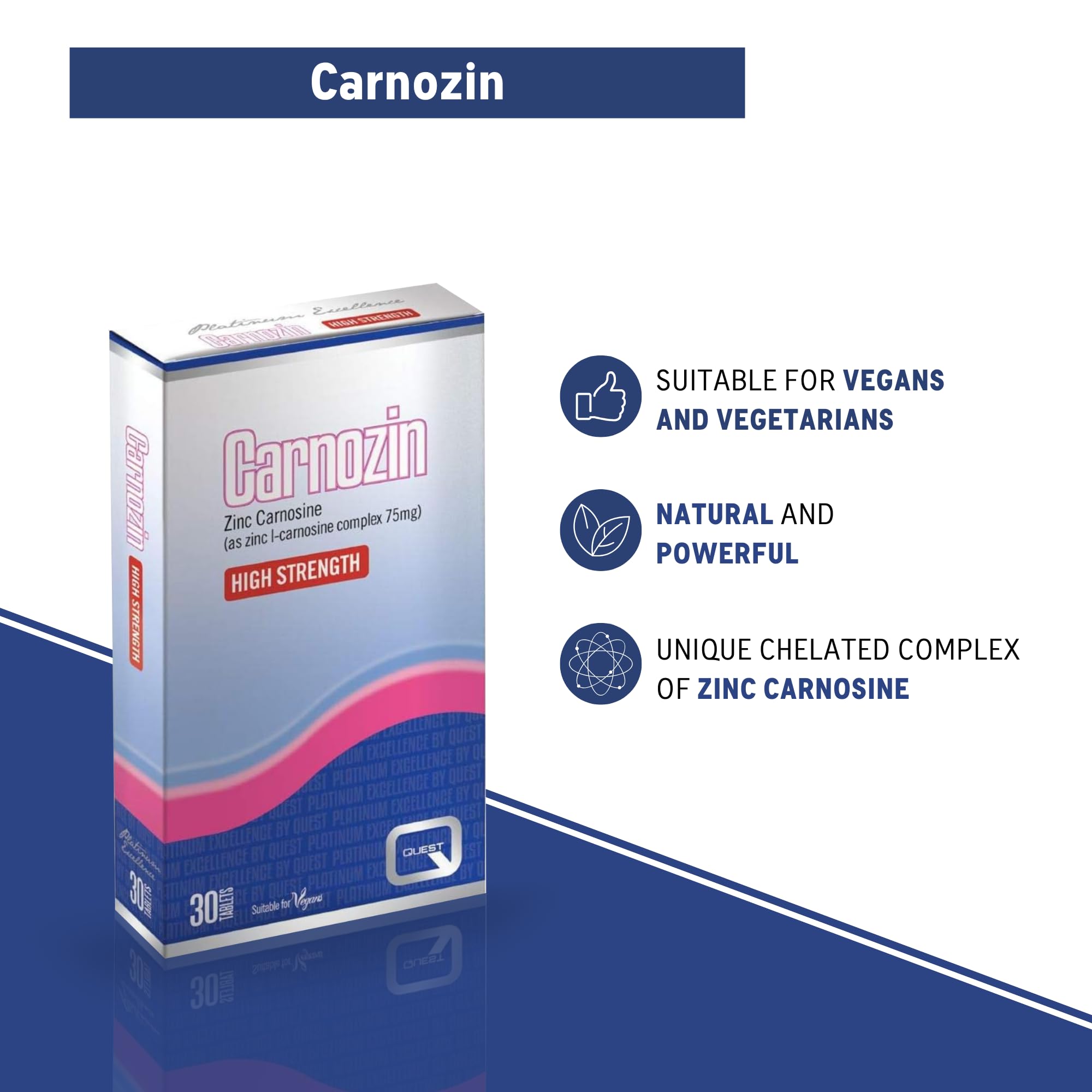 Complete nutrition from Carnozin blended vitamin & mineral supplements
