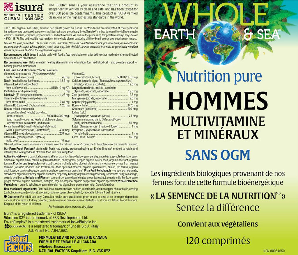 complete nutrition multivitamins for men