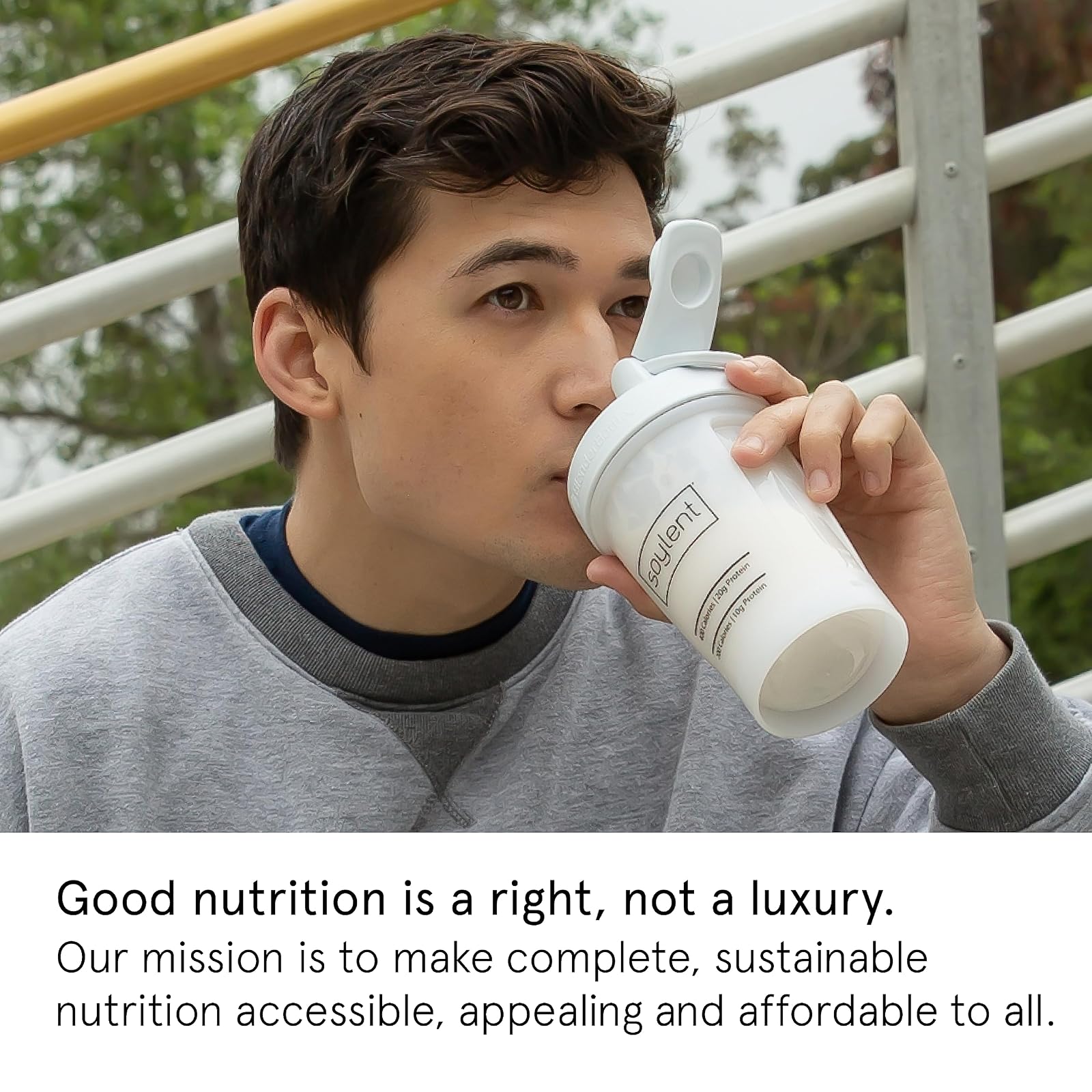Complete nutrition shake with essential vitamins