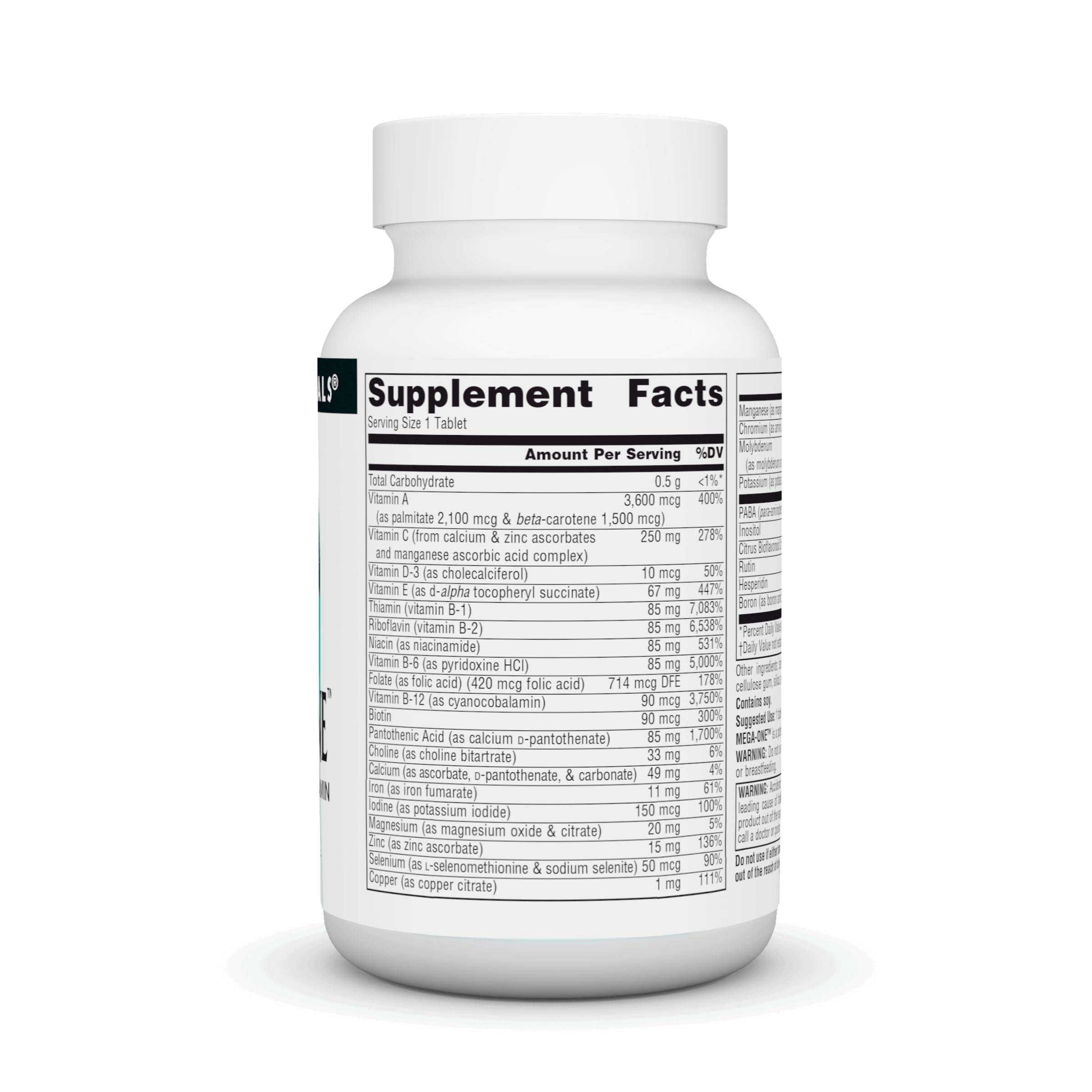 complete nutrition with blended vitamin & mineral supplements