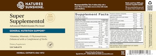 Complete nutrition with blended vitamins
