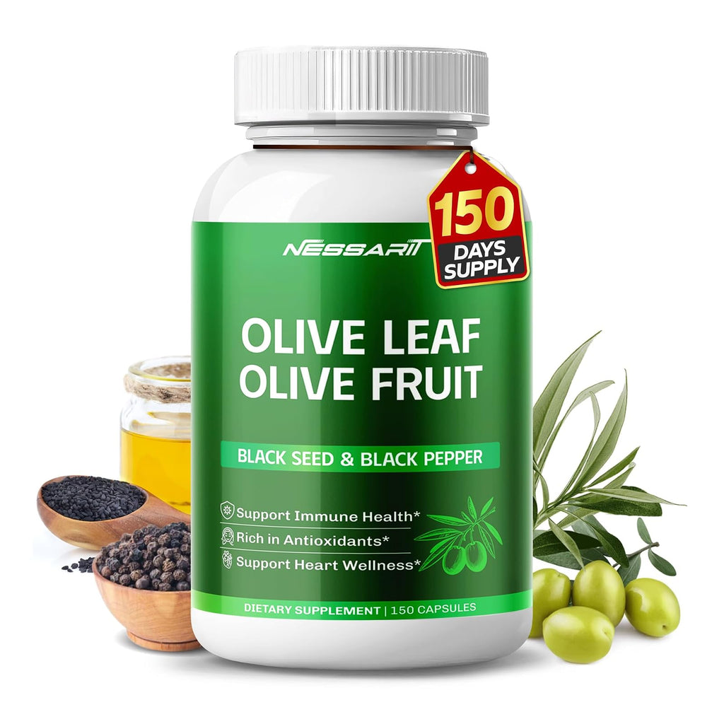 Complete olive leaf capsules for wellness
