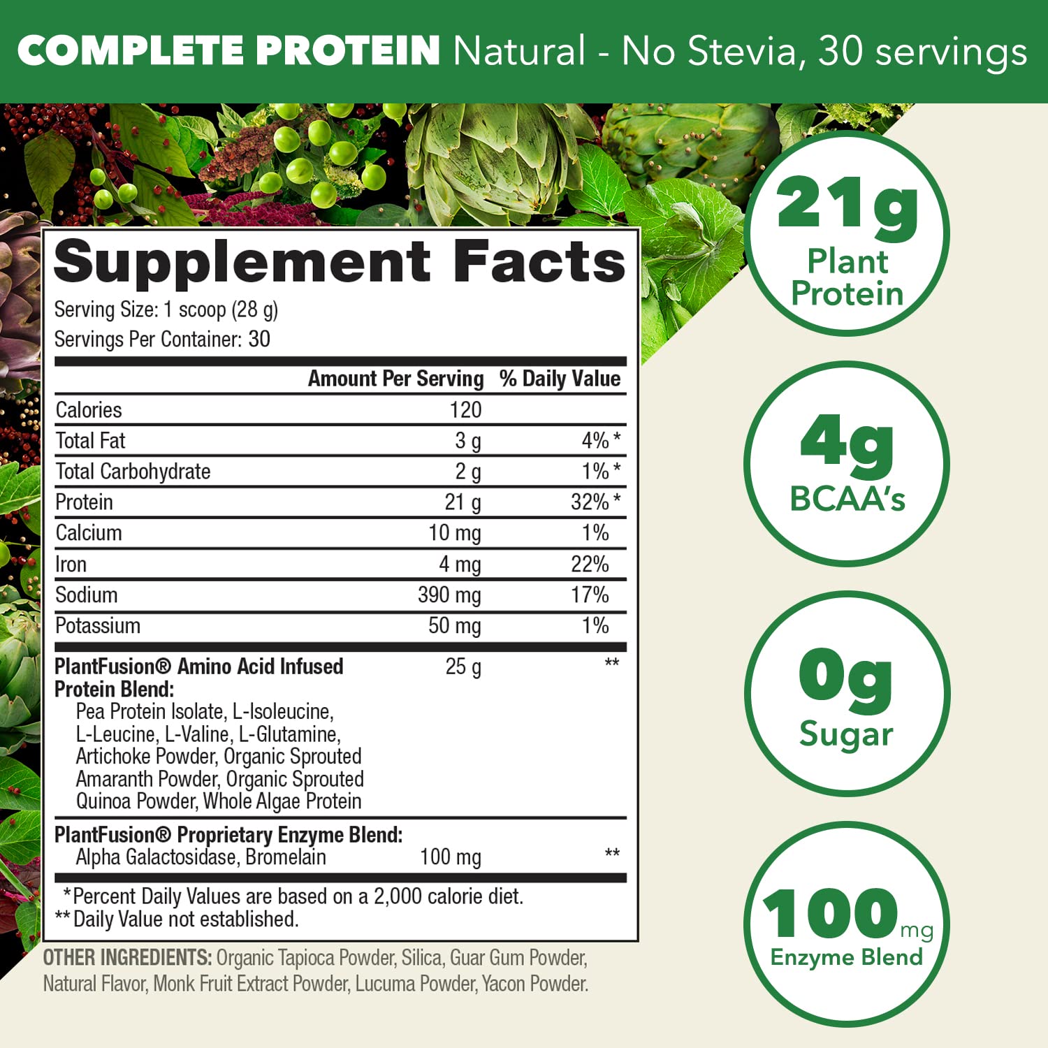 complete plant based protein supplement