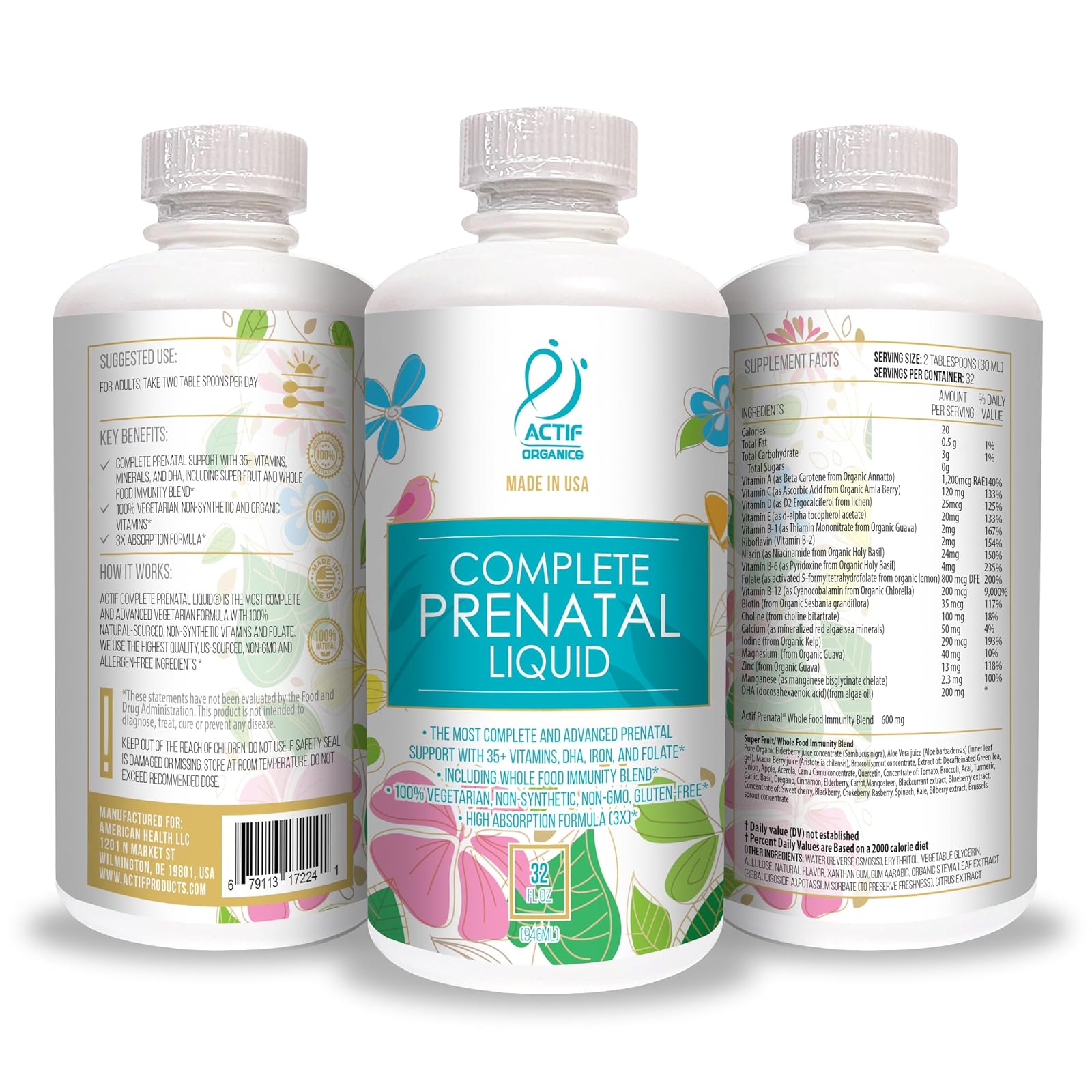 complete prenatal dha supplement