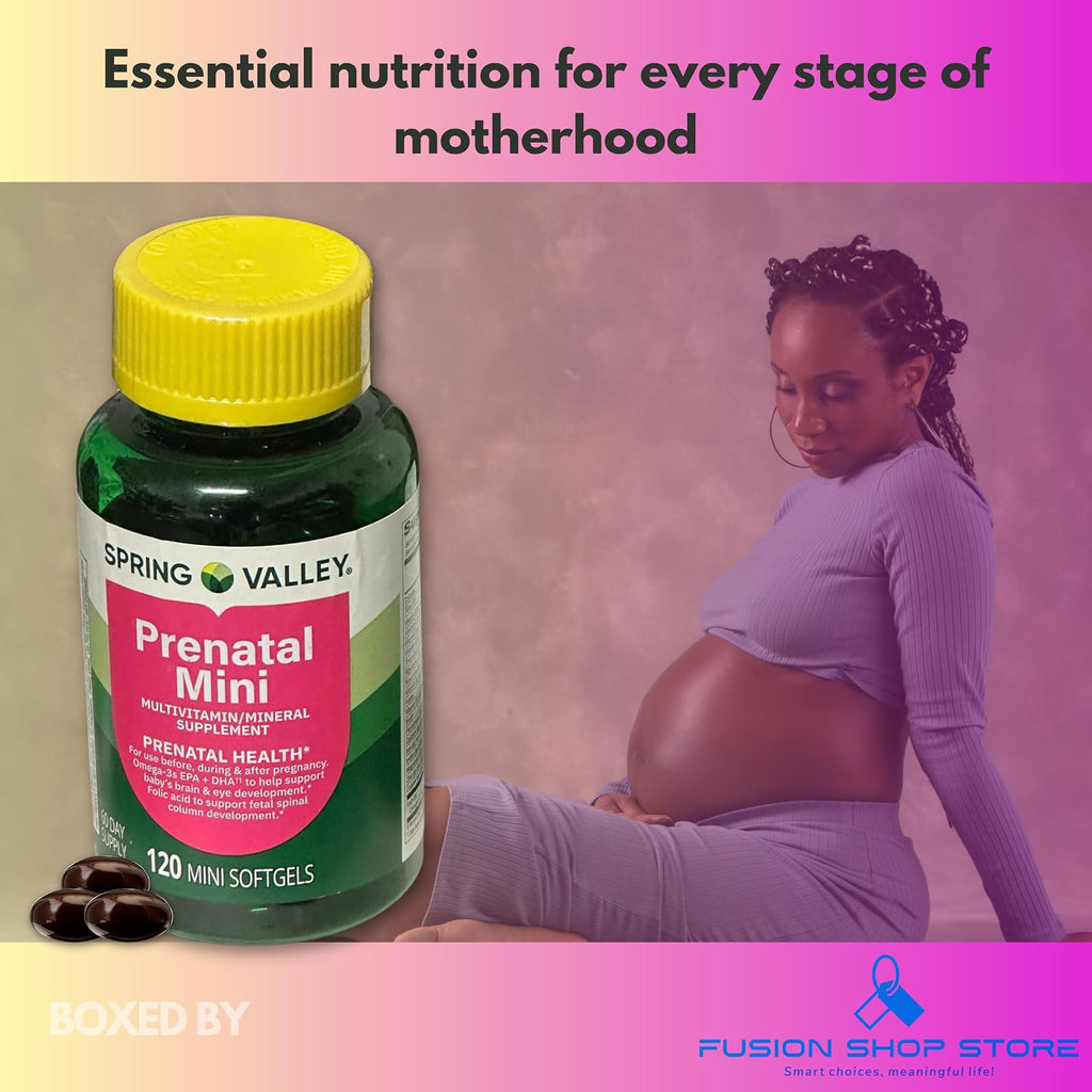 Complete prenatal vitamin support for moms