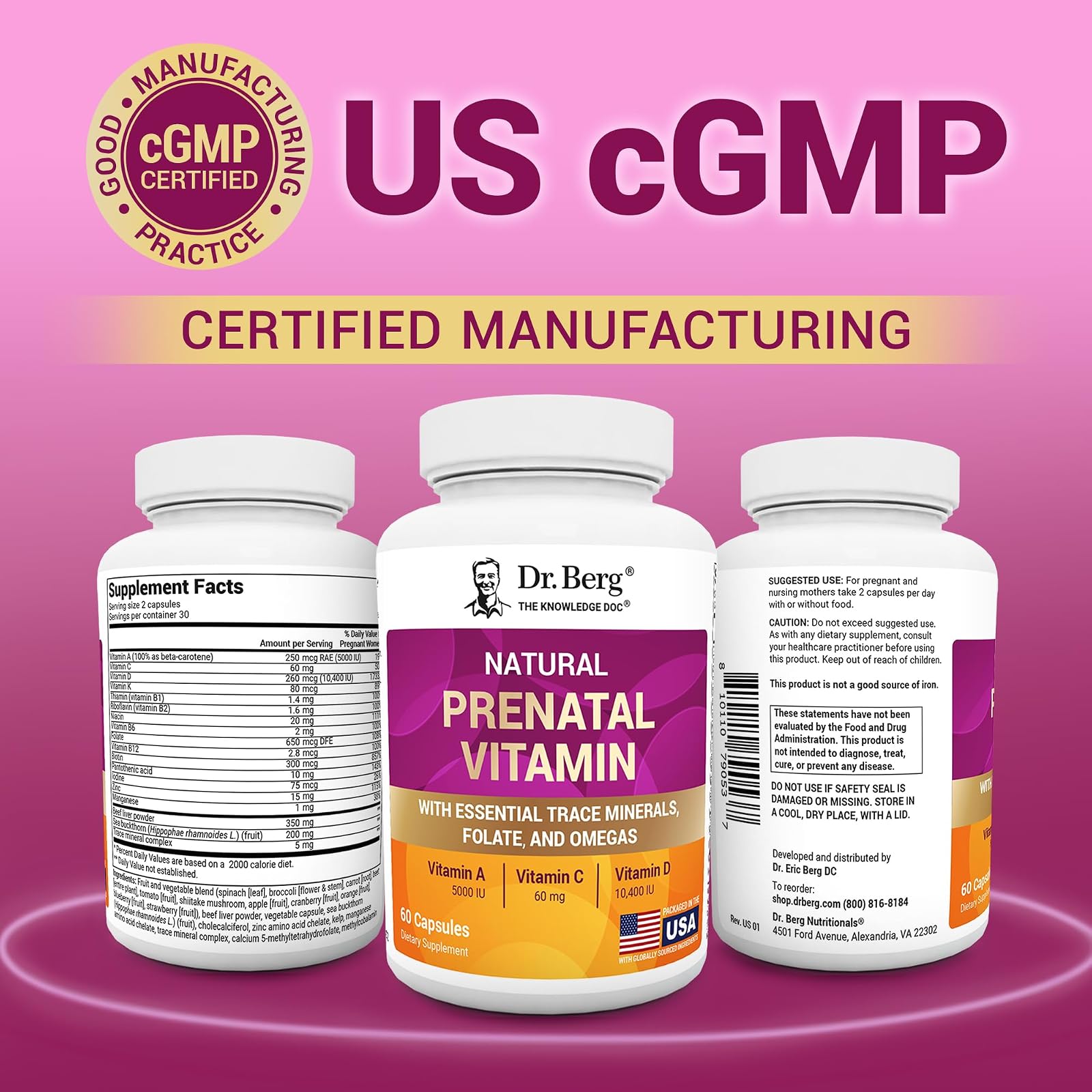 complete prenatal vitamins for baby development