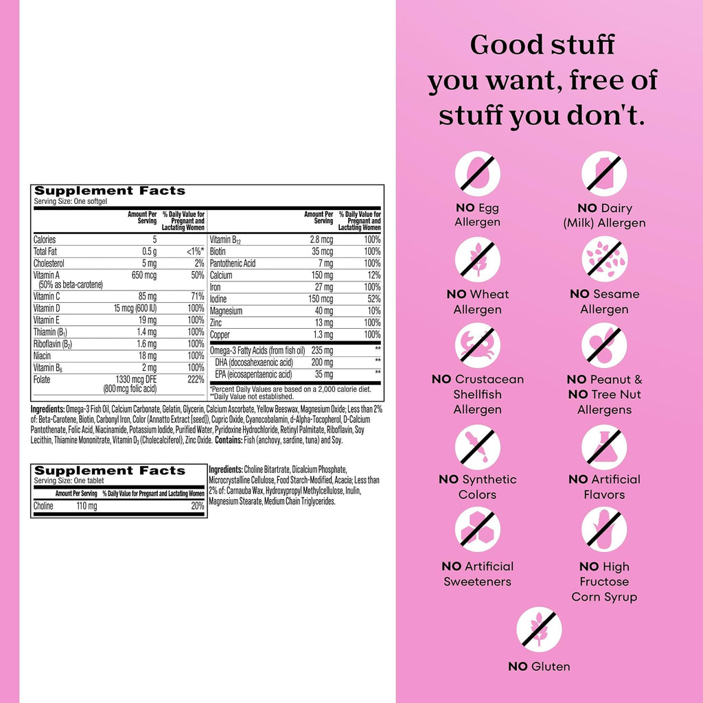 complete prenatal vitamins for expecting moms