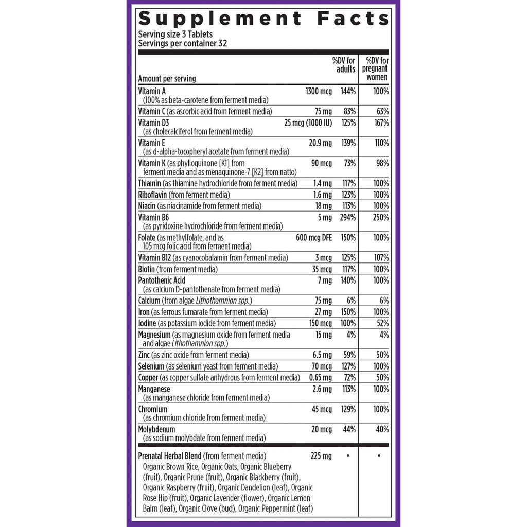 complete prenatal vitamins for expecting moms