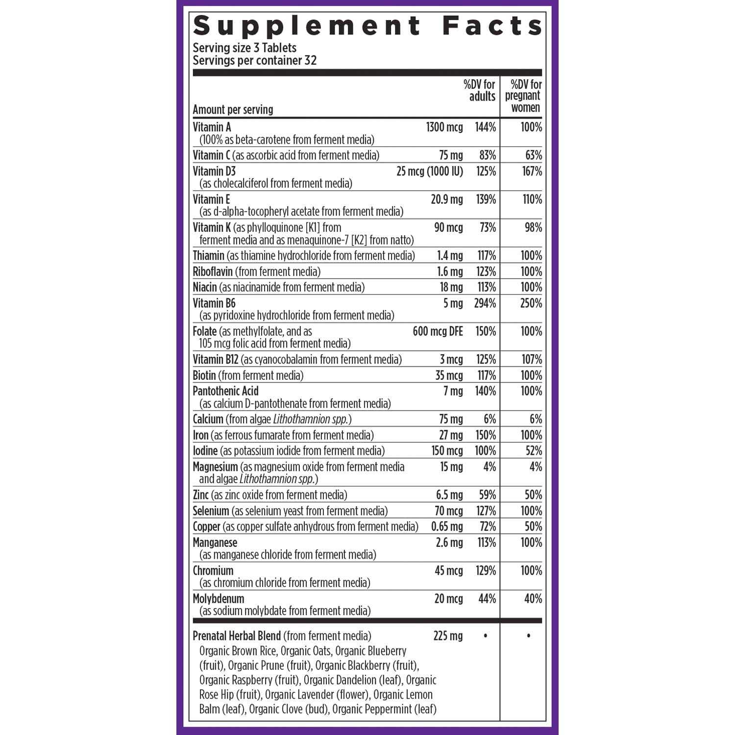 complete prenatal vitamins for expecting moms