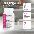 Complete prenatal vitamins for fetal development