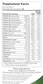Complete prenatal vitamins for maternal health