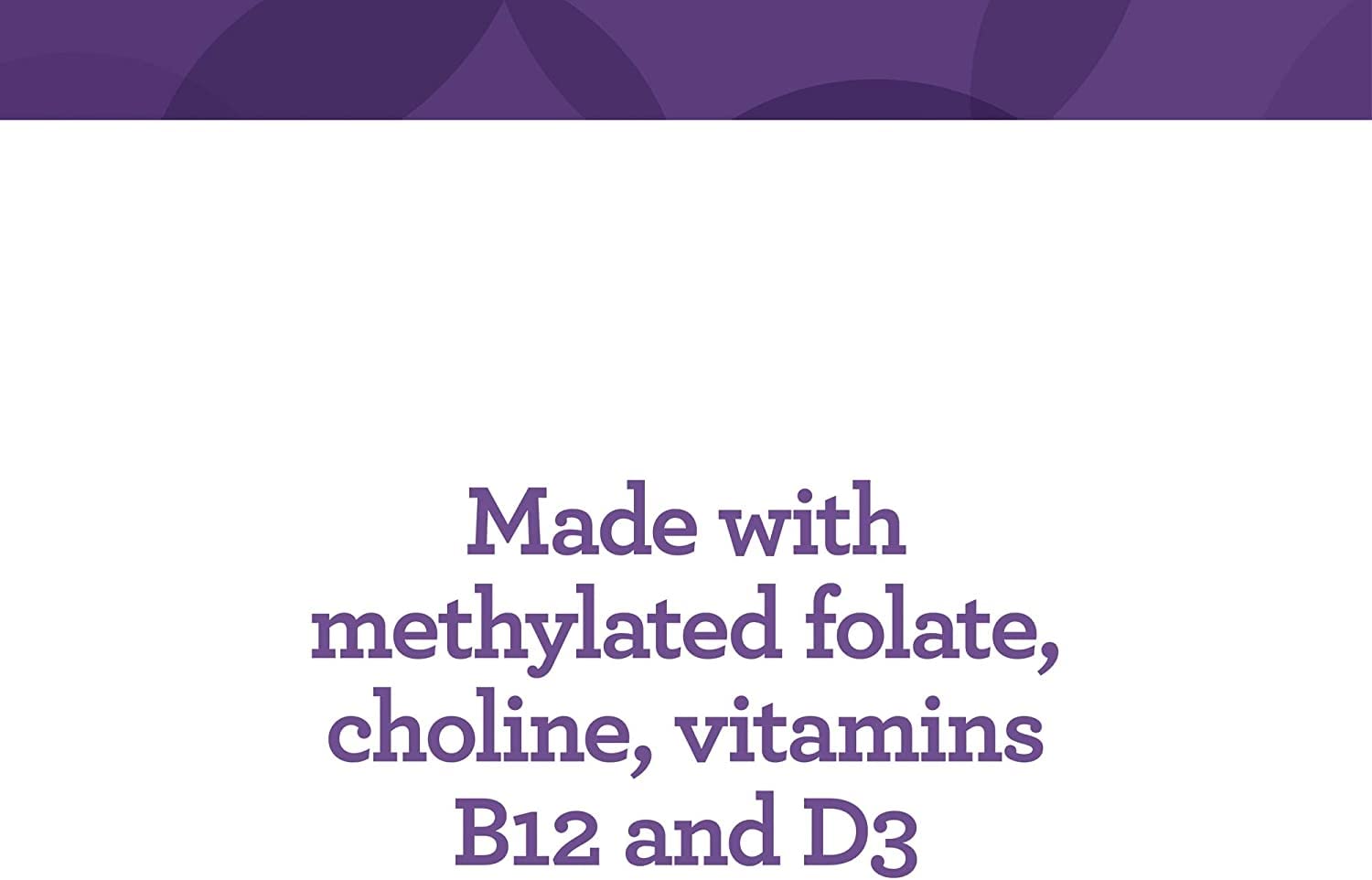Complete prenatal vitamins for optimal nutrition