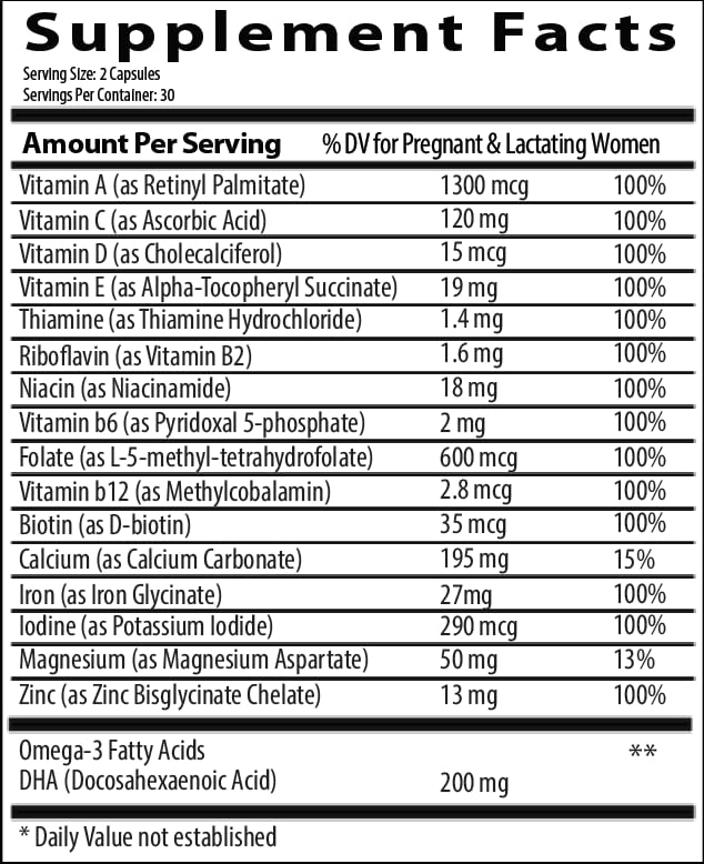 complete prenatal vitamins for optimal nutrition