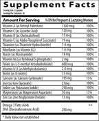 complete prenatal vitamins for optimal nutrition