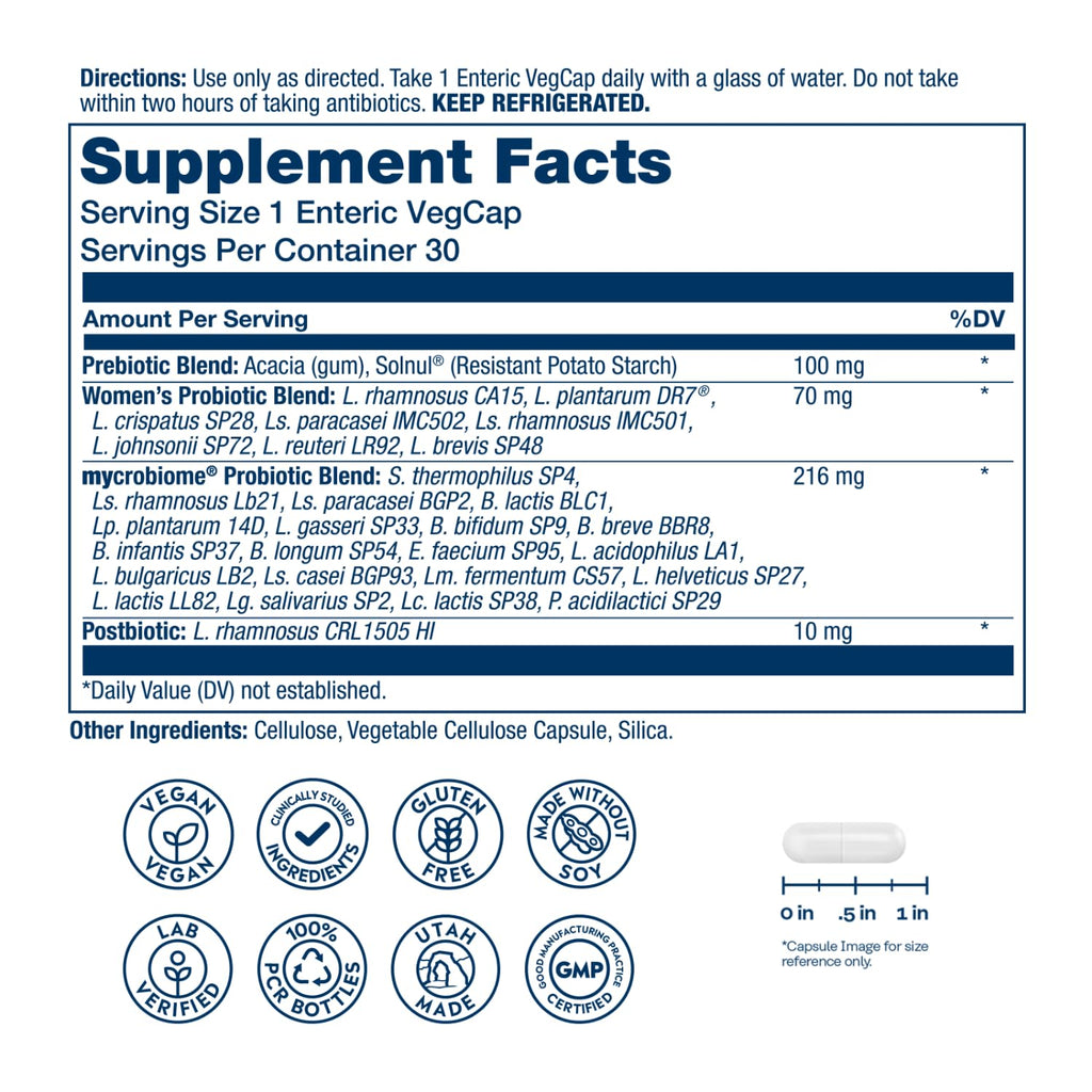 complete probiotic formula for women