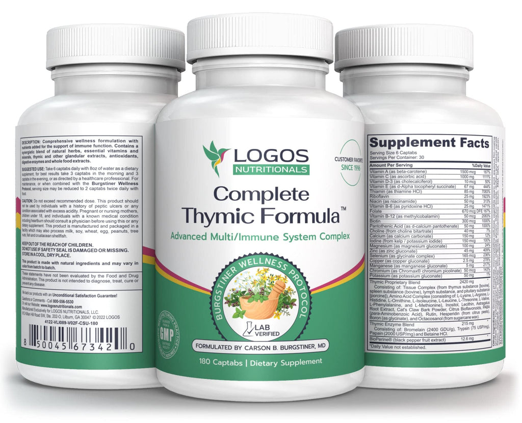 Complete Thymic blended vitamin benefits