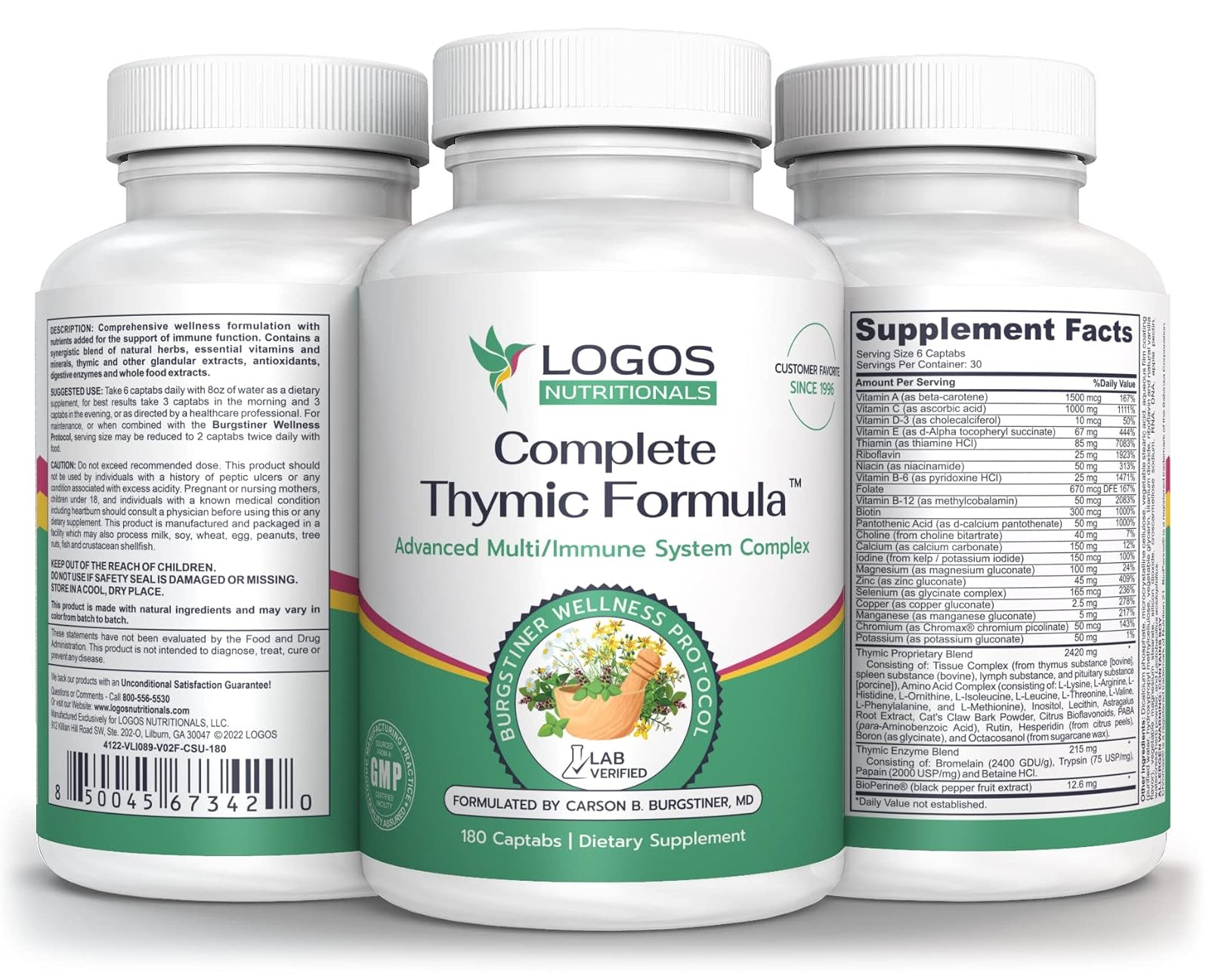 complete thymic multivitamins for men