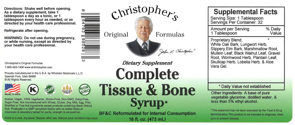 complete tissue and bone remedy