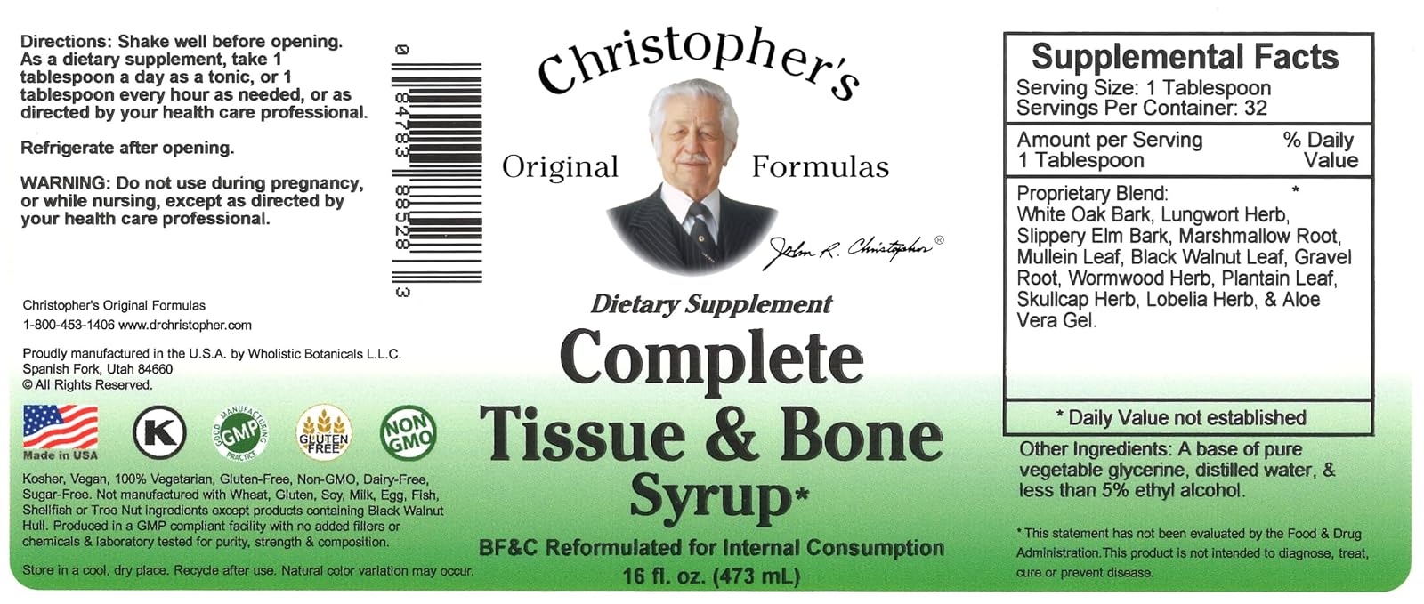 complete tissue and bone remedy