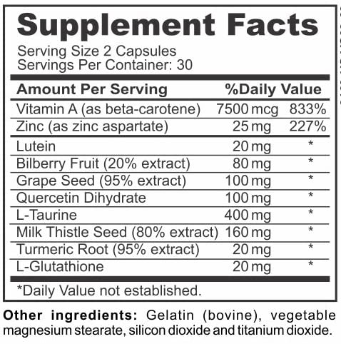 Complete vision support with lutein
