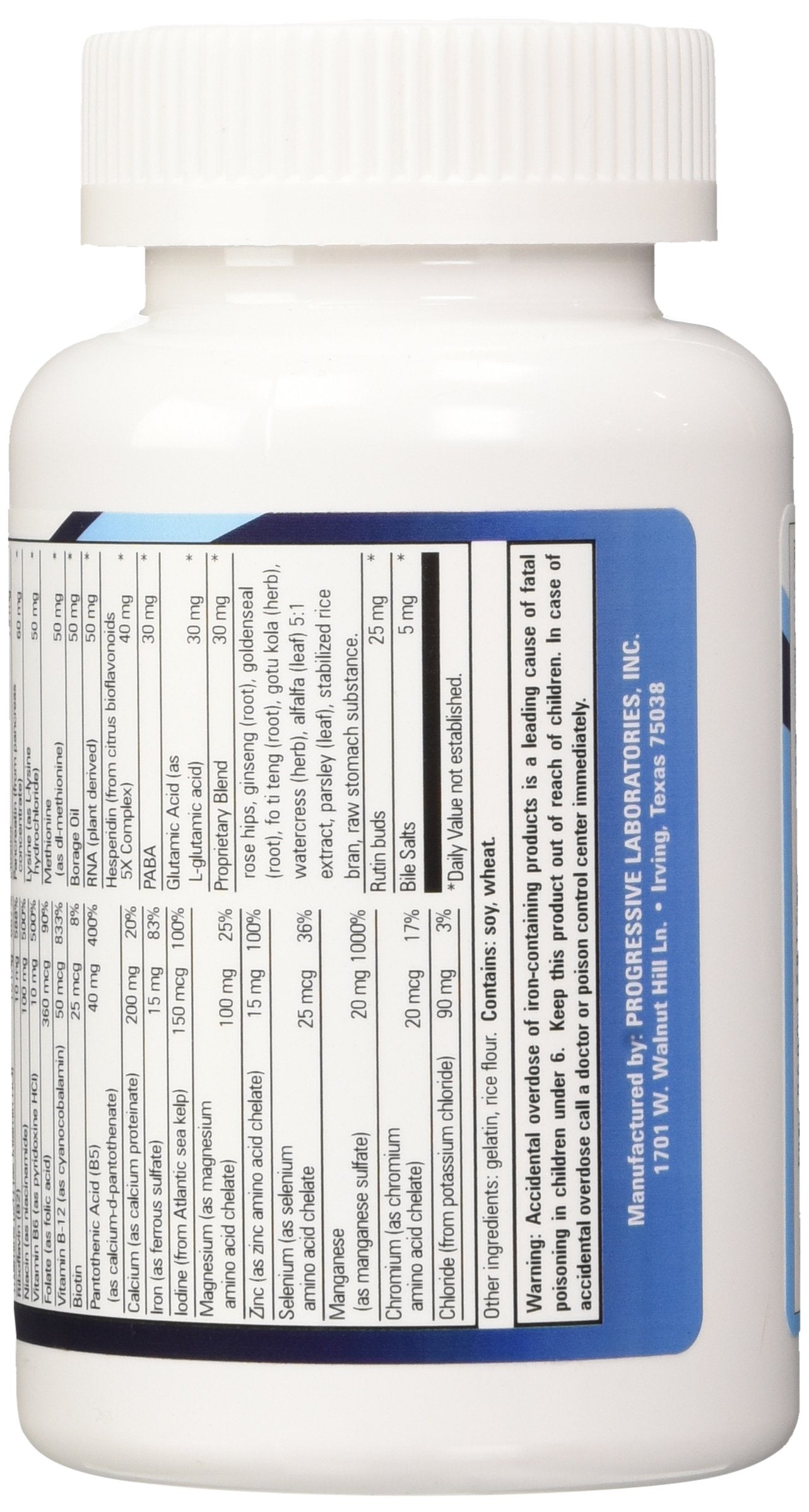 Complete vitamin and mineral blend