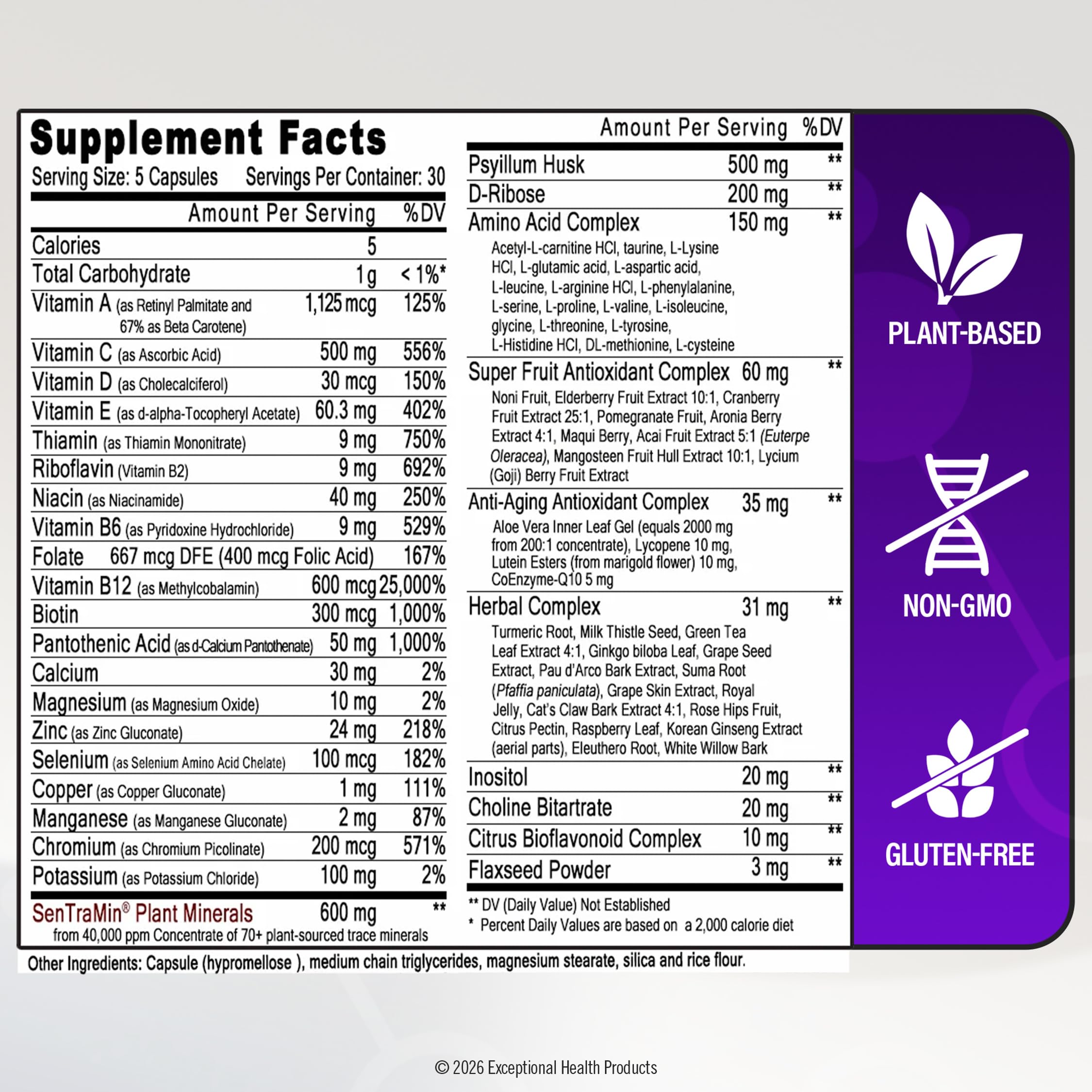 complete vitamin and mineral blend