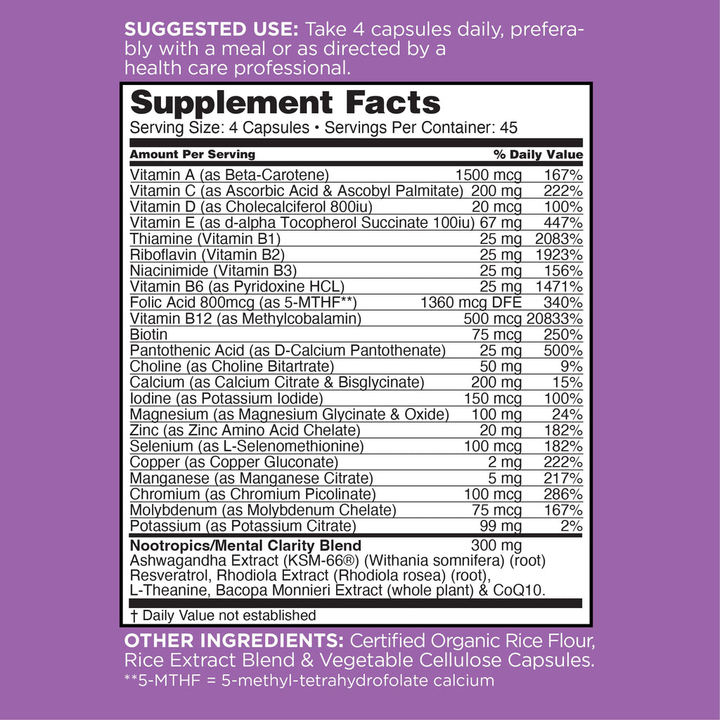 complete vitamin and mineral blend