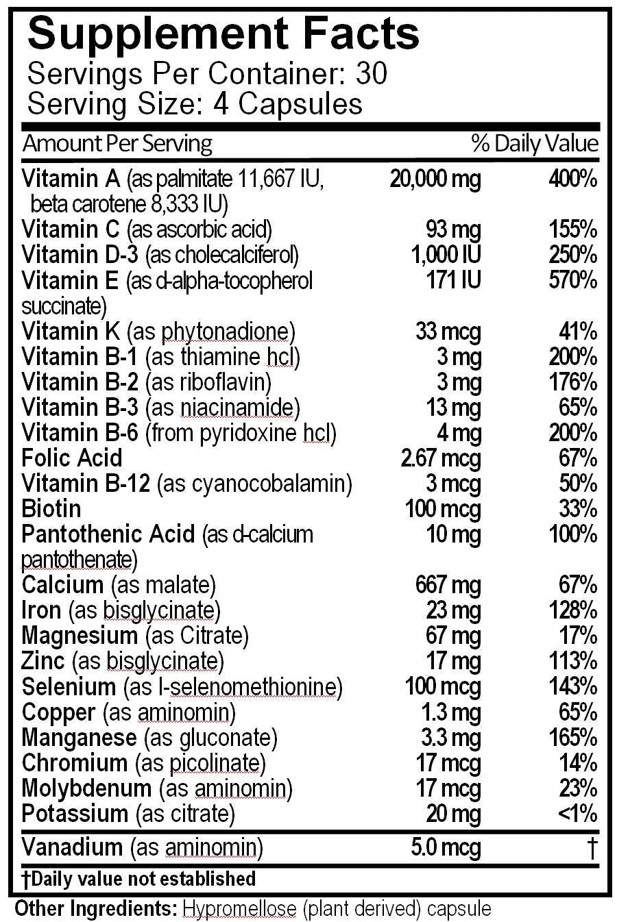 complete vitamin and mineral complex