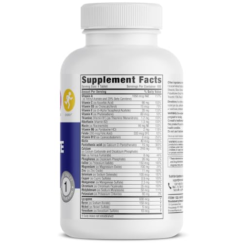 complete women's multivitamins 180 tablets
