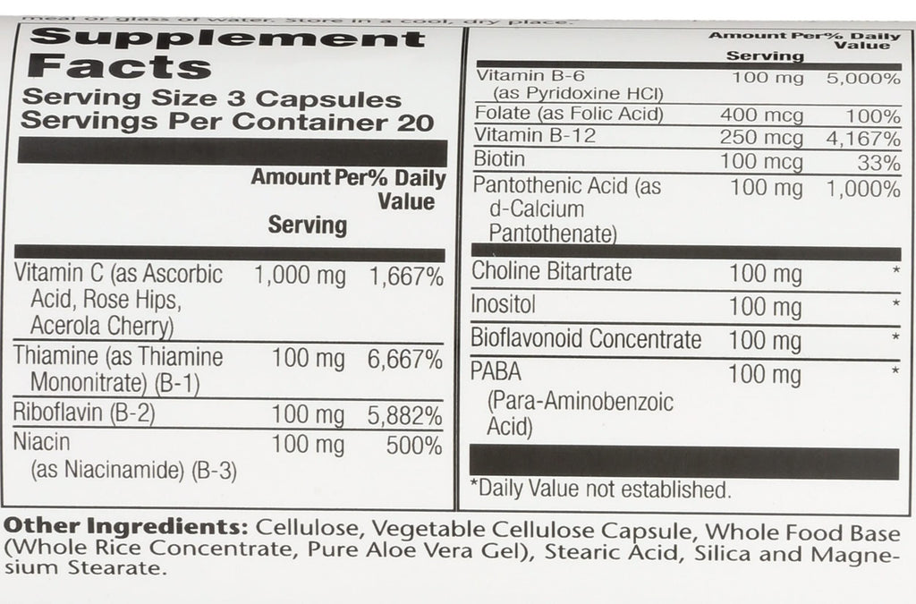 comprehensive B vitamin complex