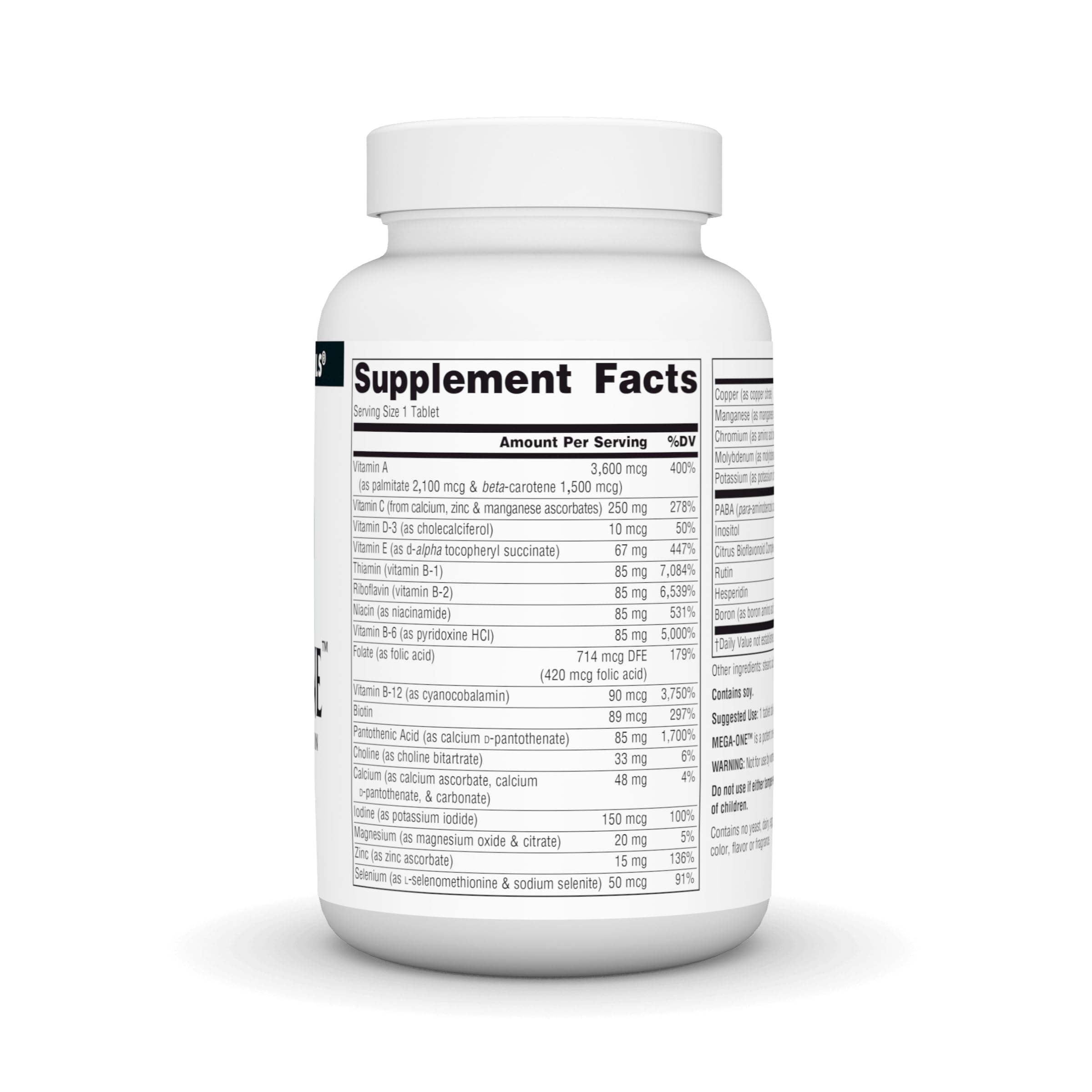 Comprehensive blended vitamin formula