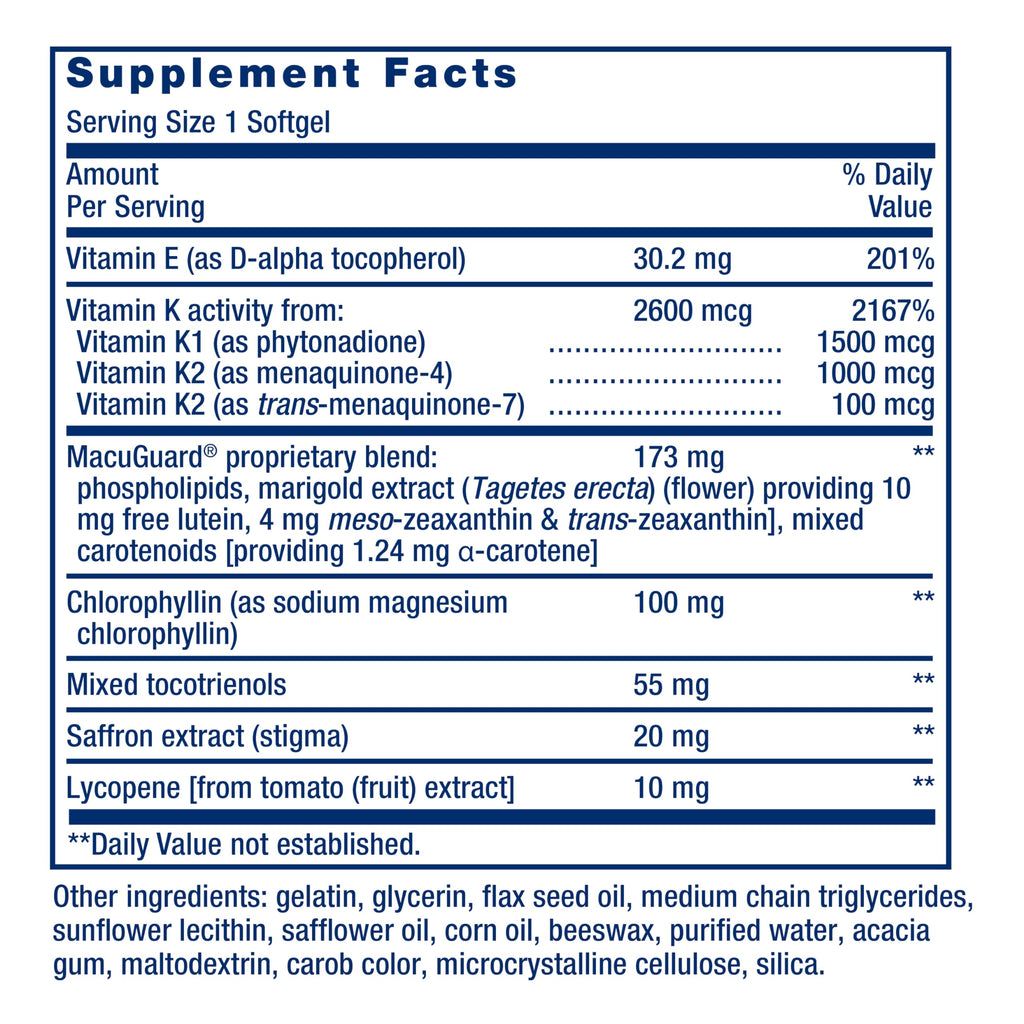 comprehensive blended vitamin & mineral support
