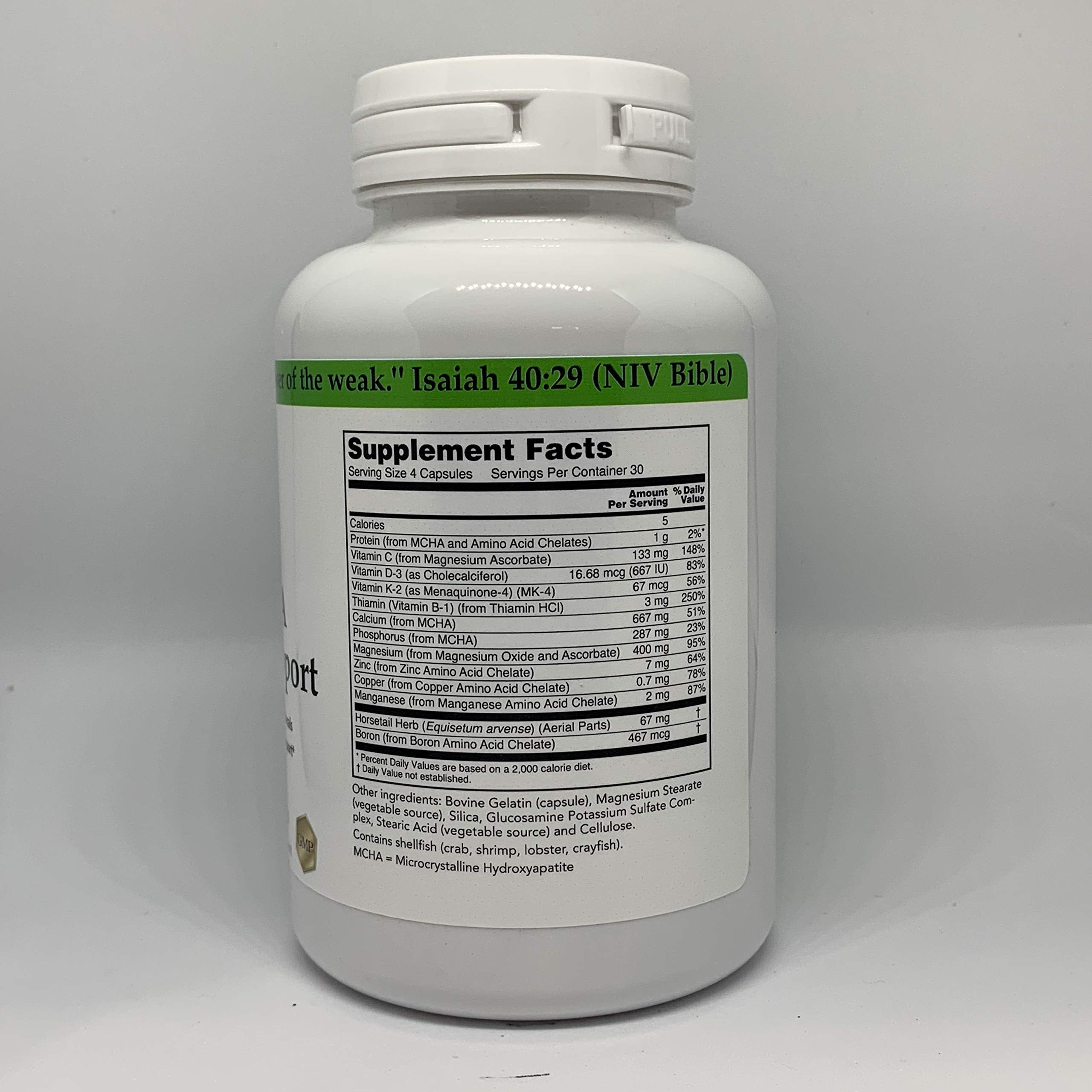 Comprehensive bone support capsules