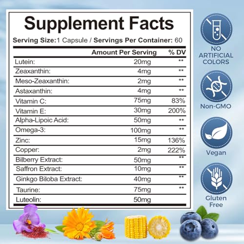 comprehensive eye nutrition capsules