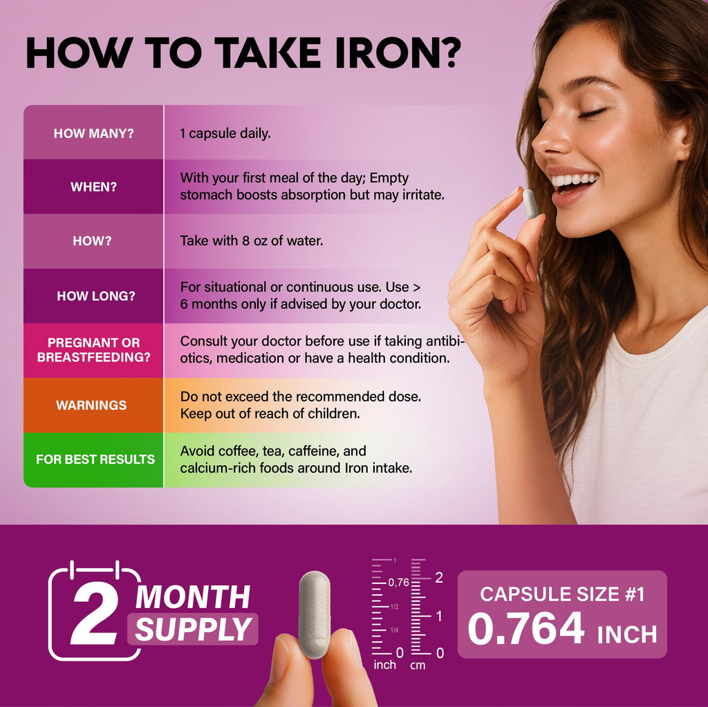 comprehensive iron support for women