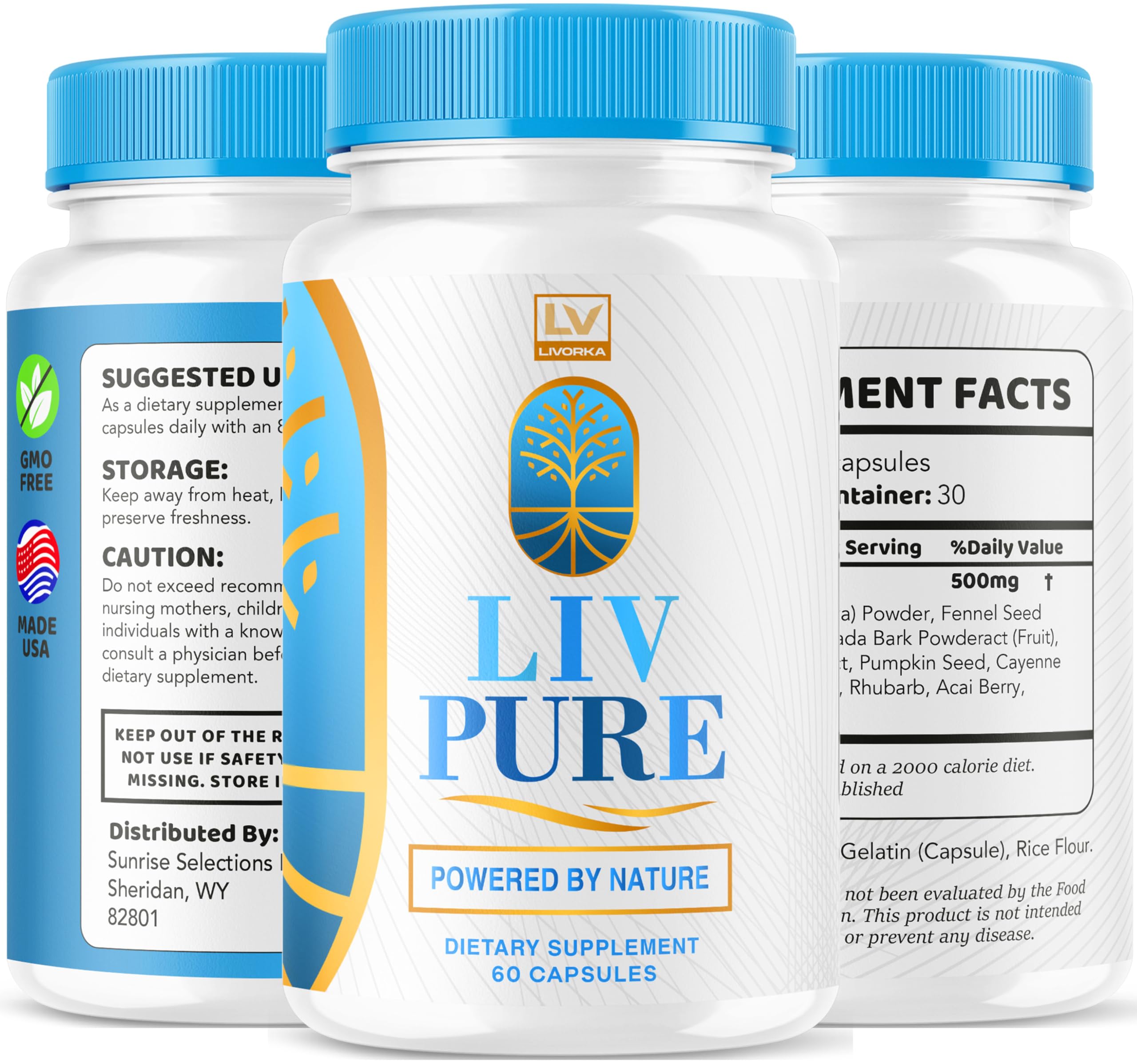 comprehensive liver health supplement pack