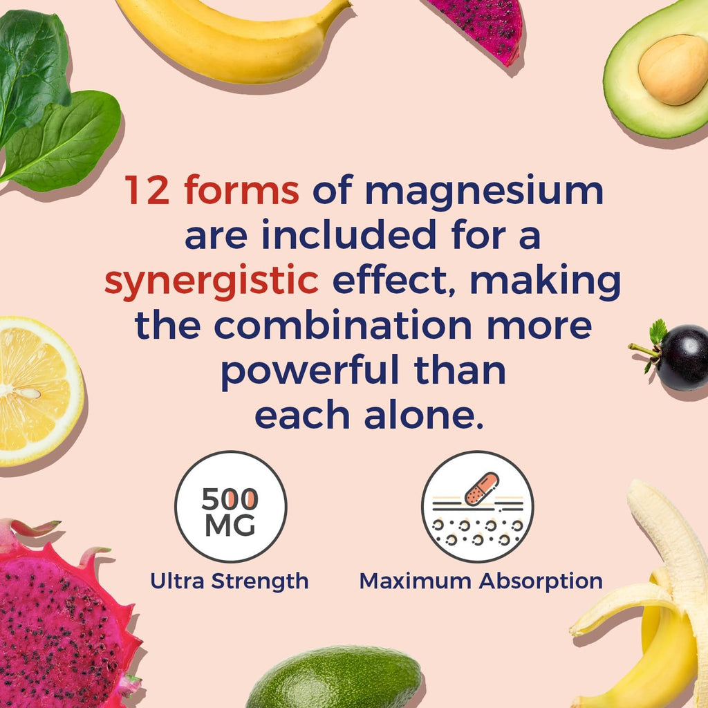 Comprehensive magnesium formula for overall health