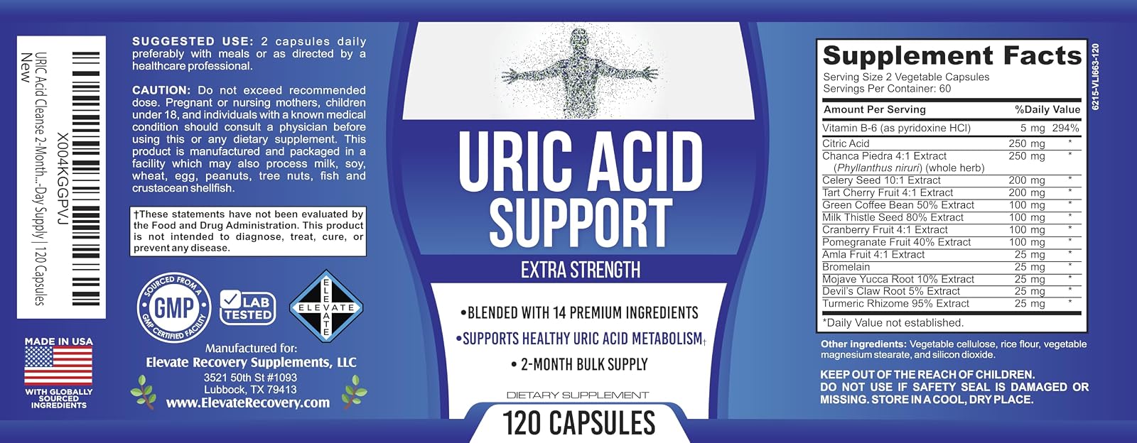 Comprehensive multivitamin for active lifestyles