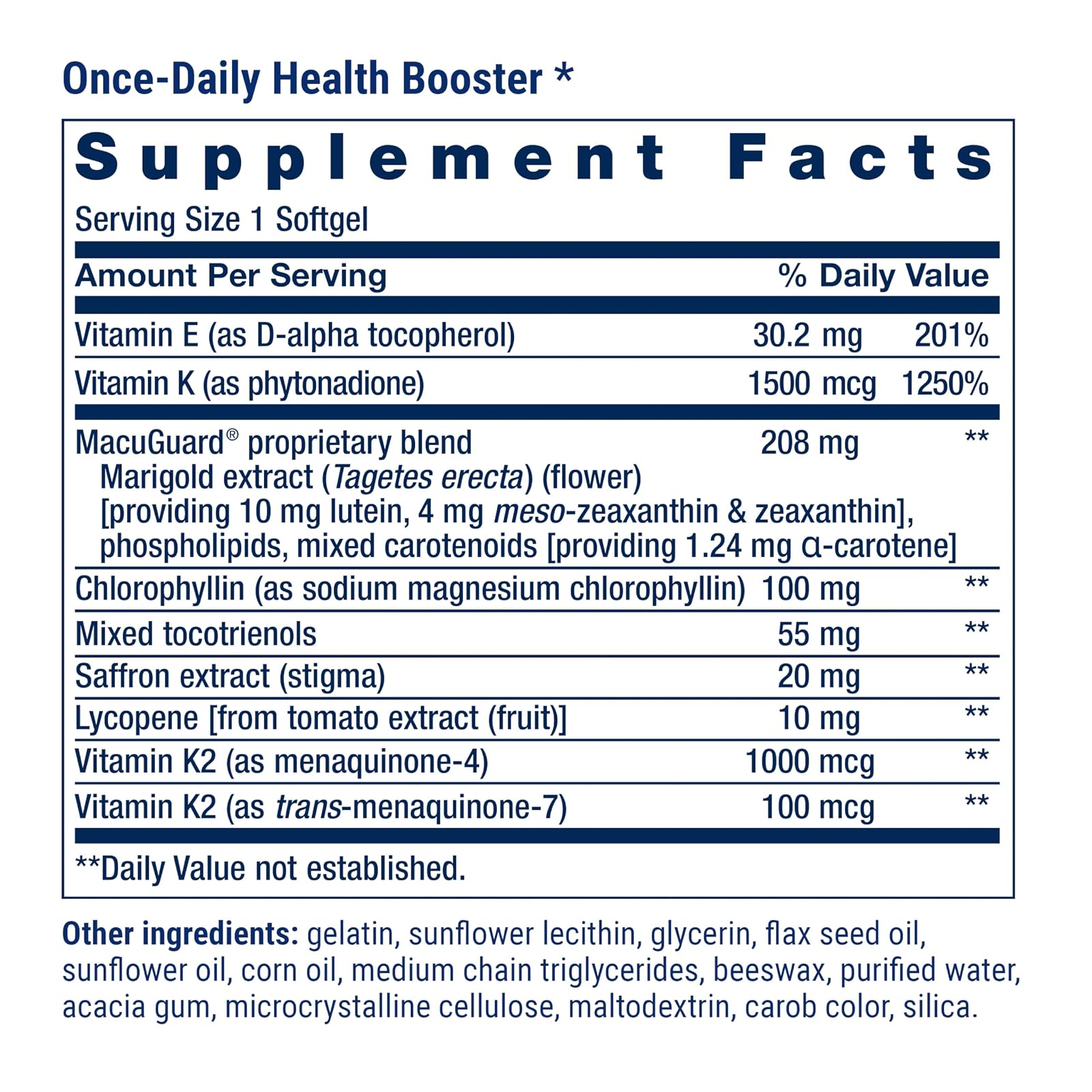 Comprehensive nutrient packs for daily wellness
