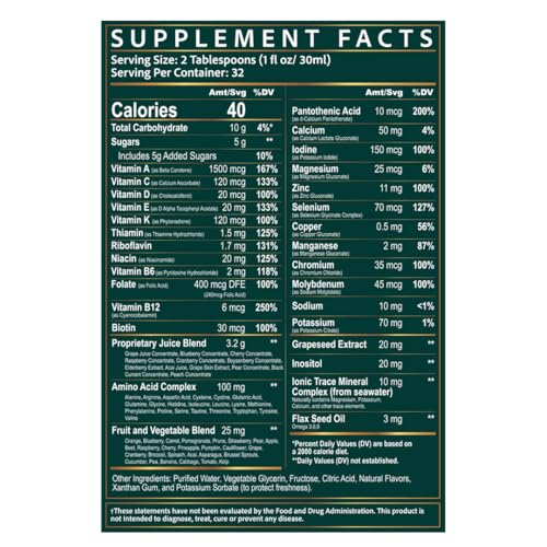 comprehensive nutrient support in a bottle