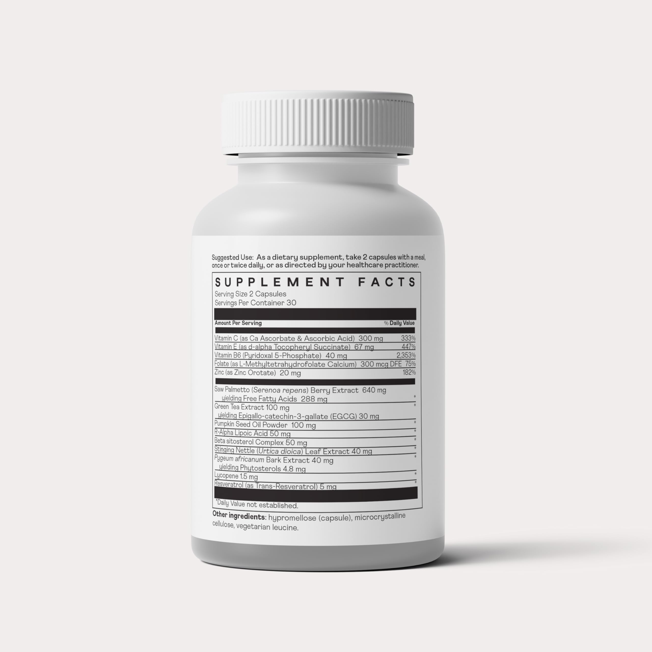 comprehensive prostate health supplement